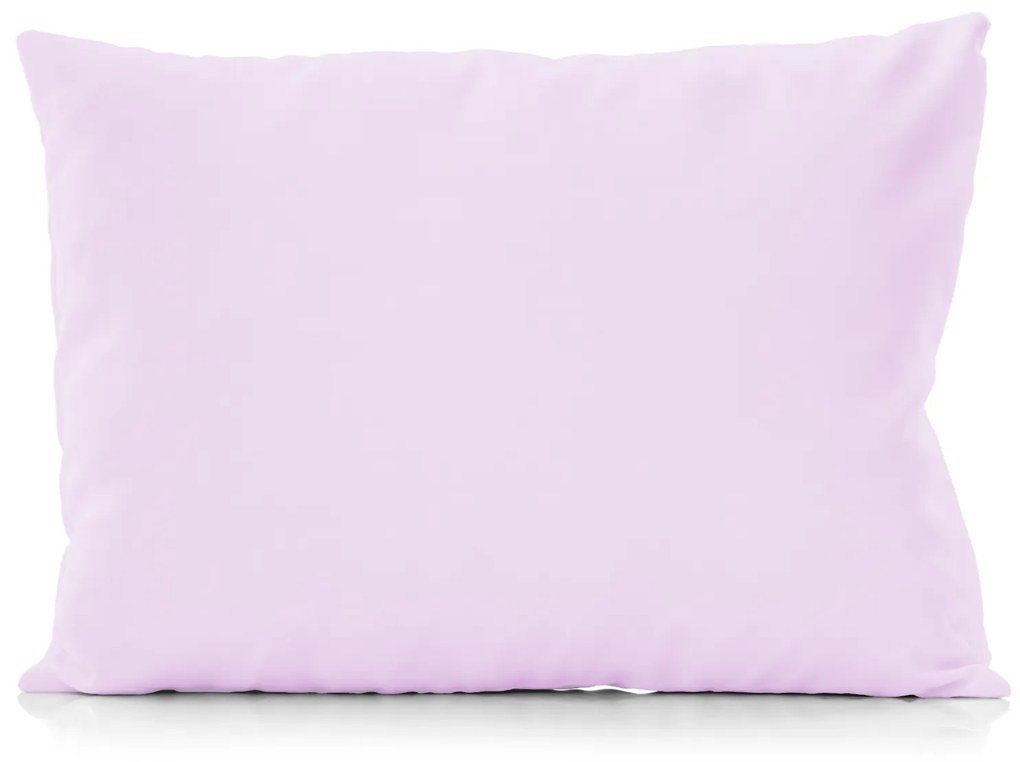 Bavlněný povlak na polštář světle fialový Rozměr: 50x50