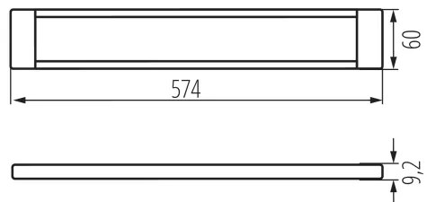 LED svítidlo Kanlux DAXA-S 9W CCTDIM W 38121 3000/4000/5500K
