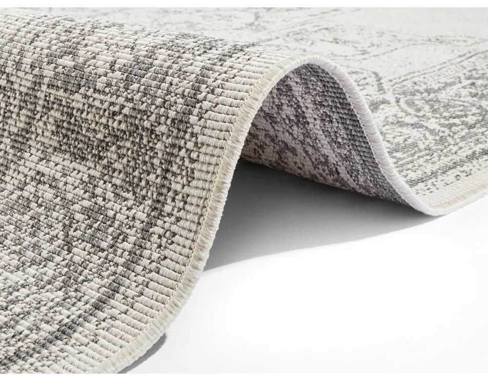 Šedo-krémový venkovní koberec NORTHRUGS Borbon, 160 x 230 cm
