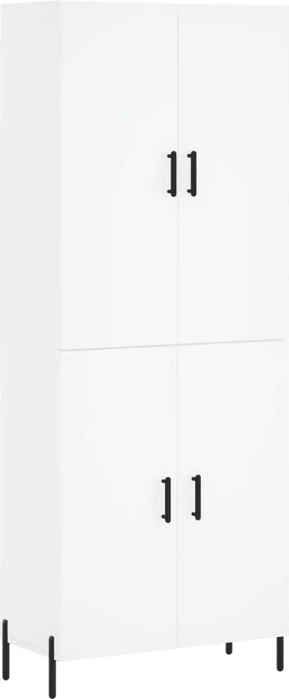 Skříň highboard bílá 69,5 x 34 x 180 cm kompozitní dřevo 3195683