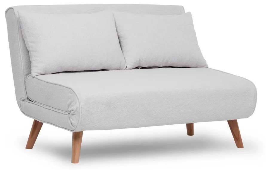 Designová rozkládací pohovka Felicitas II 120 cm krémová