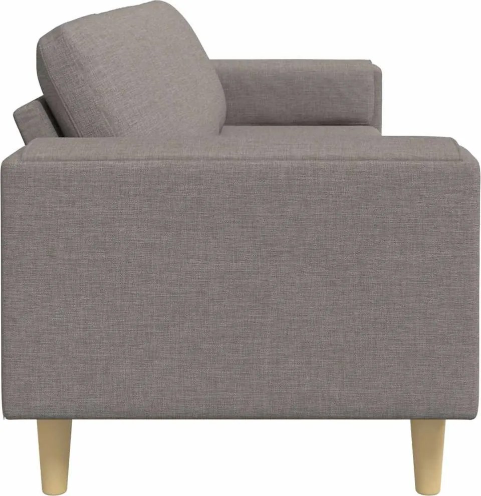 Pohovka do obývacího pokoje Taupe 250 x 77 x 76 cm Polyester 3335086