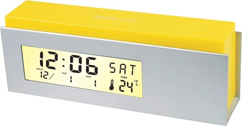 MPM Moderní digitální budík s barevným LED osvětlenímC02.2592.1070
