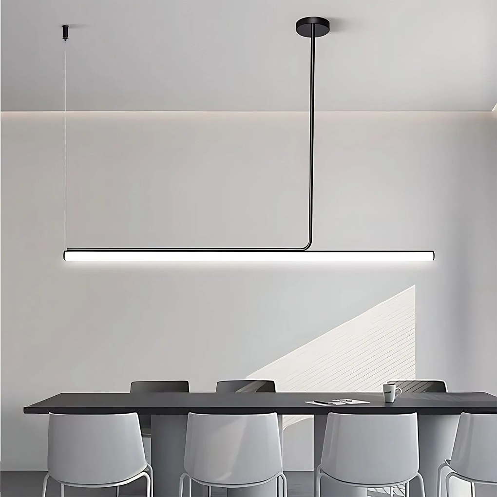 Toolight Toolight, LED stropní svítidlo 140cm, 14W, APP1660-CP, černá, OSW-06994