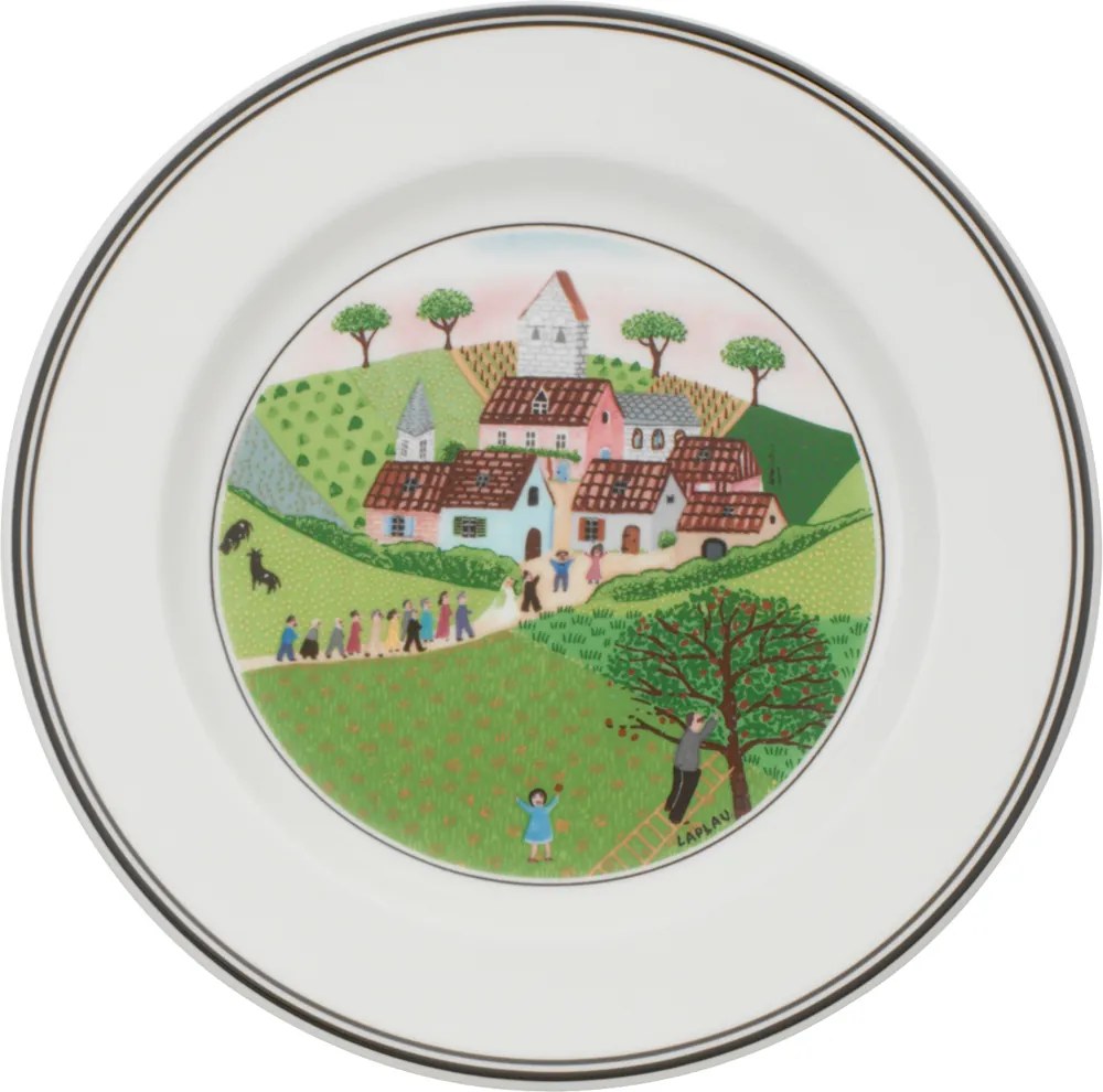 Villeroy&Boch Villeroy & Boch Design Naif talíř na pečivo Svatba, 17 cm