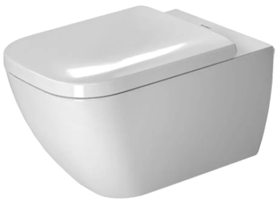 Duravit Happy D.2 - Závěsné WC, rimless, 365 x 540 mm, bílé 2222090000