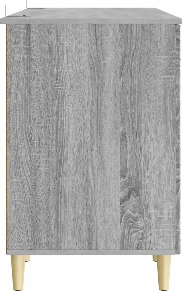 Stůl Šedý Sonoma 142,5 x 50 x 75 cm Kompozitní dřevo 3414618