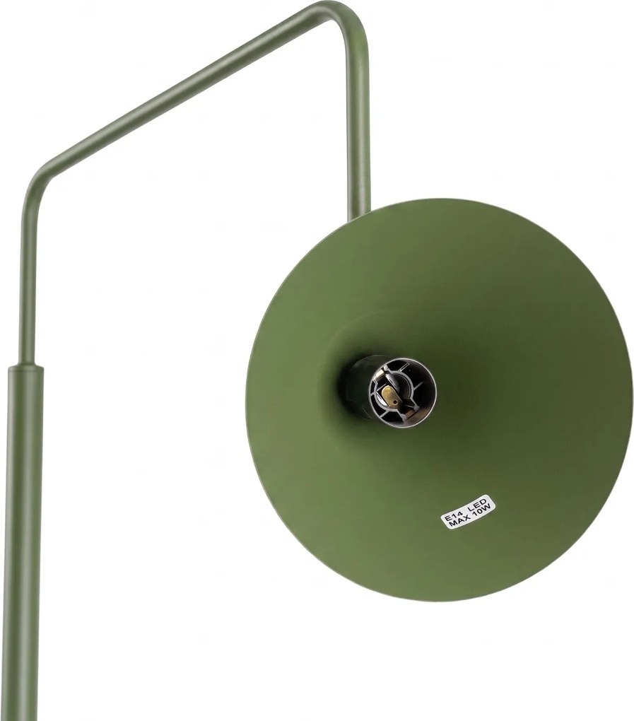 Sollux Lighting Stojací lampa NOX olivově zelená