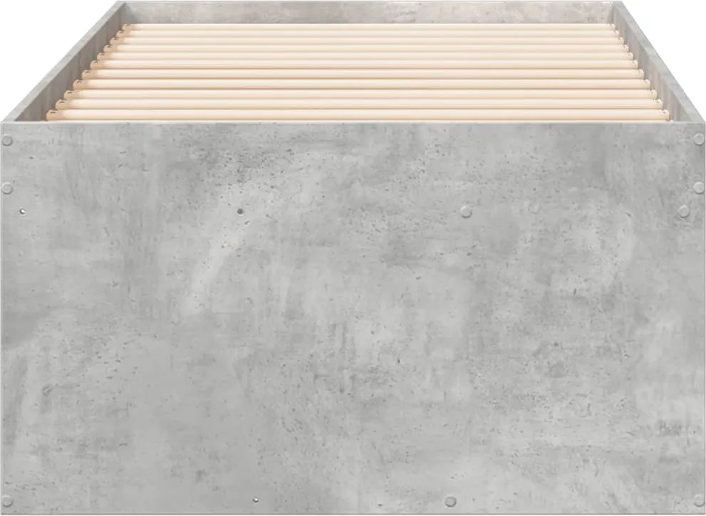 Válenda se zásuvkami bez matrace betonově šedá 90 x 200 cm 3280247