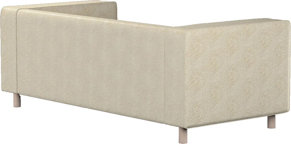 Potah na pohovku IKEA Klippan 2-místná barva béžová látka lesklé, pletený vzor, vzorované