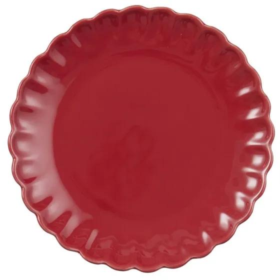 Keramický talíř dezertní Mynte red