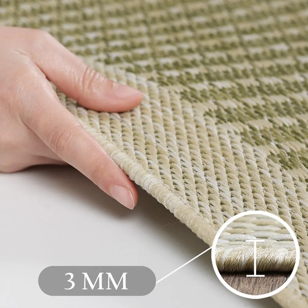 Khaki vnitřní a venkovní koberec 60x100 cm Giza 1410 – Ayyildiz Carpets