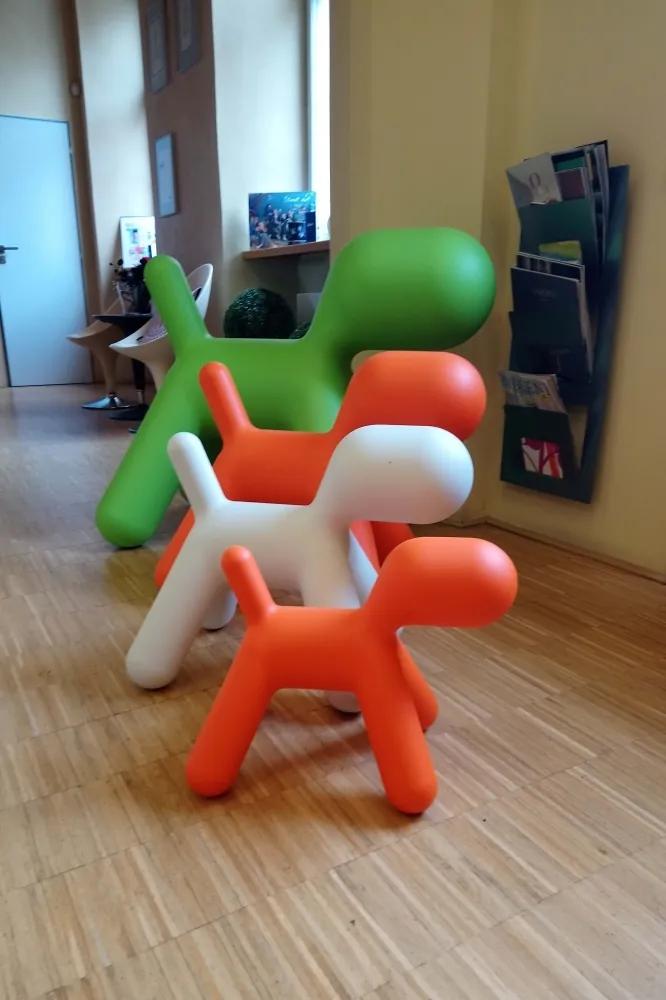 Dětská stolička Puppy oranžová, Magis me too - Dětská stolička Puppy L - Dětská stolička Puppy S