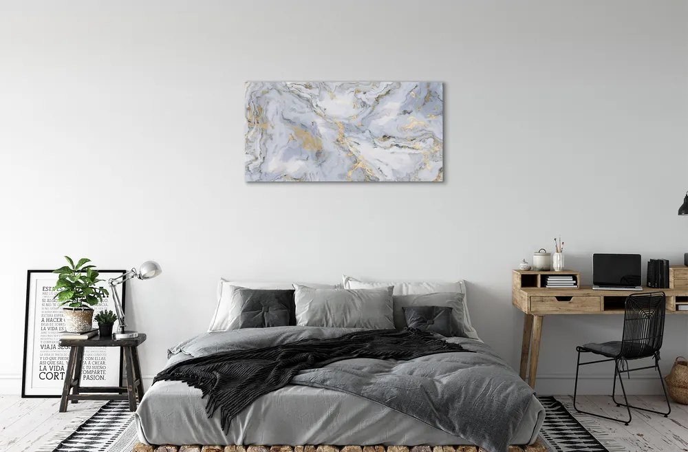 Obrazy na plátně Marble kamenná zeď 100x50 cm