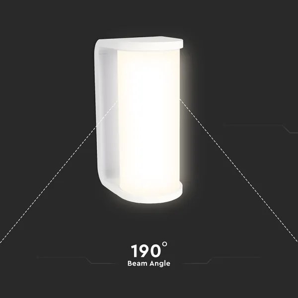 LED Venkovní nástěnné svítidlo LED/12W/230V 3000/4200/6500K IP65 bílá