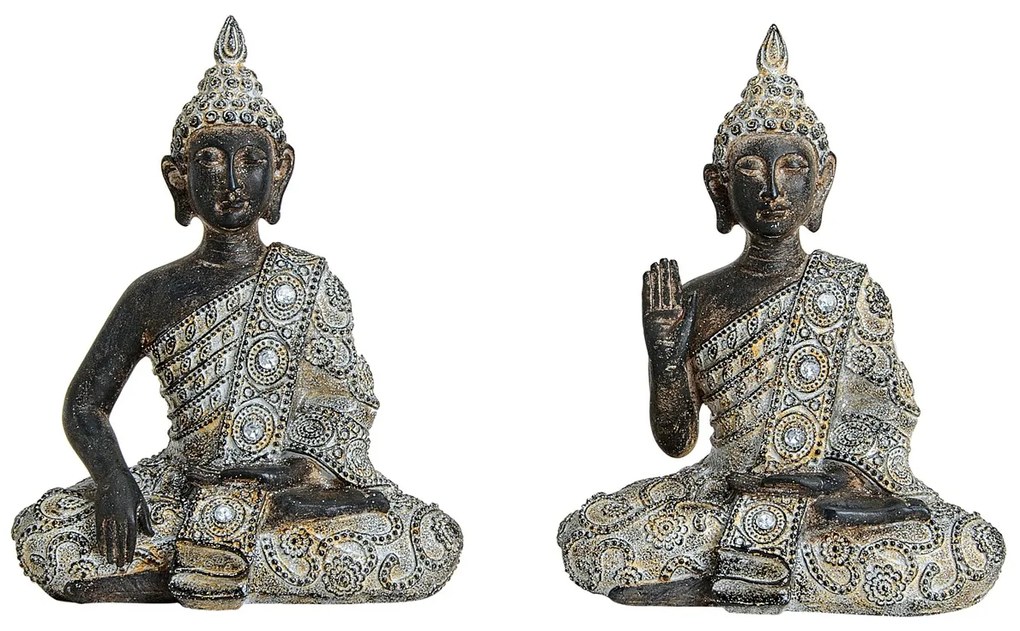 Set dvou sošek Buddha