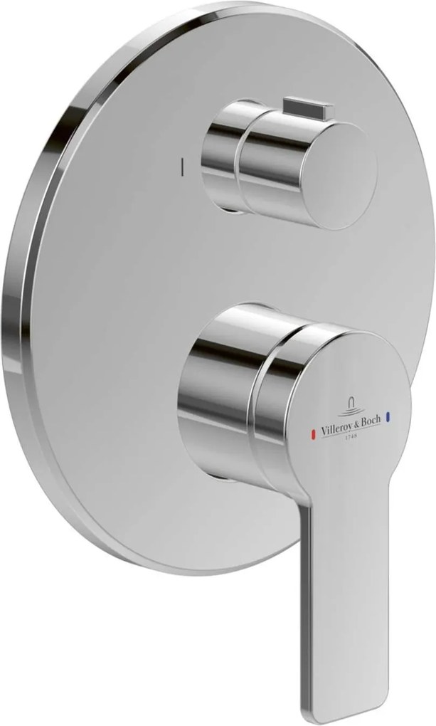 Villeroy & Boch Architectura - Baterie pod omítku, pro 2 spotřebiče, chrom TVS10300300061