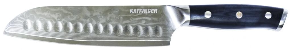 KATFINGER | Box Black Santoku | sada damaškových nožů 3ks