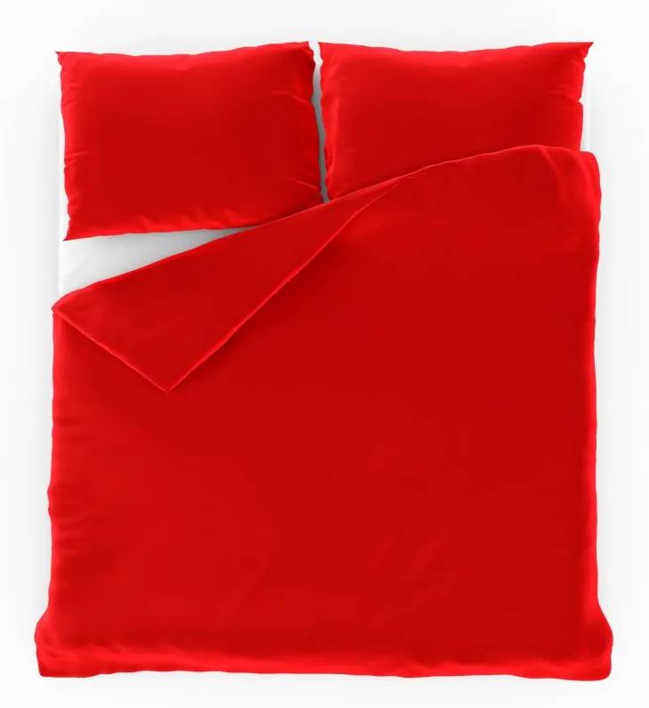 Kvalitex satén povlečení Luxury Collection červené 200x240 2x70x90