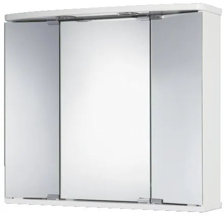 Jokey Zrcadlová skříňka s LED osvětlením Funa, 68 × 60 × 22 cm, bílá