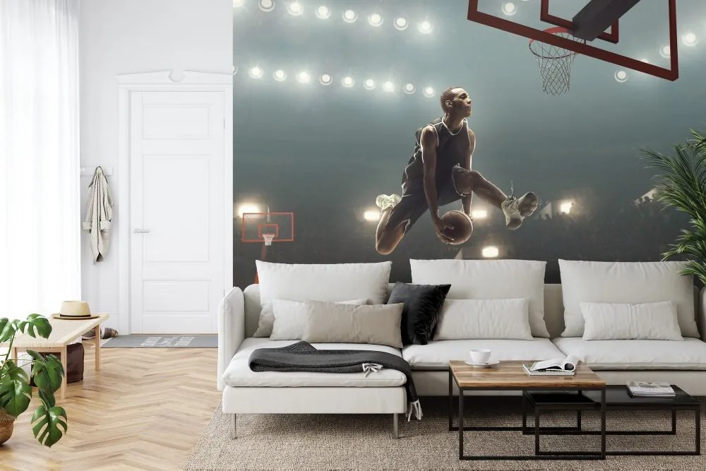 Fototapeta Basketbalista Ve Vzduchu Hladký vinyl 90x60