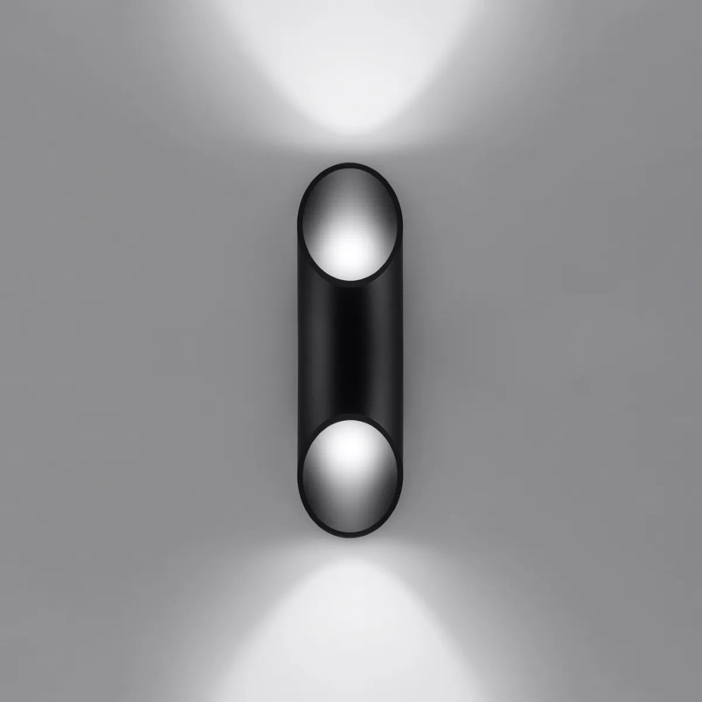 Sollux Lighting Nástěnné svítidlo PENNE 30 černé