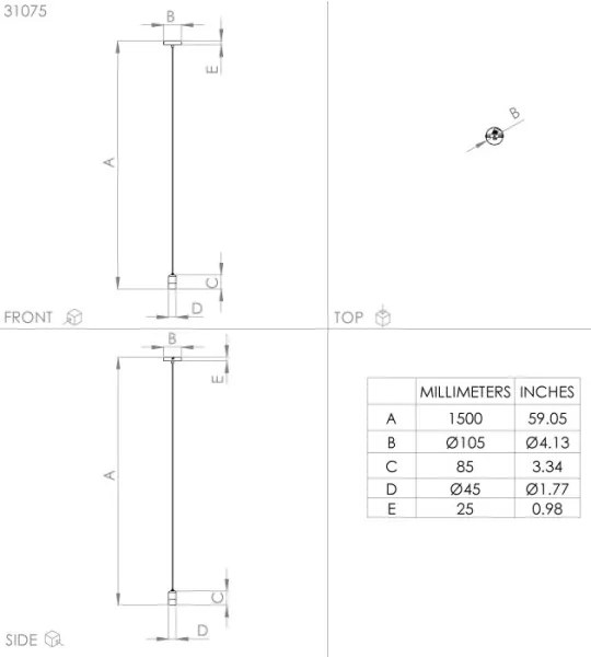 Eglo 31075 - Lustr na lanku CALARI 1xE27/40W/230V černá/zlatá