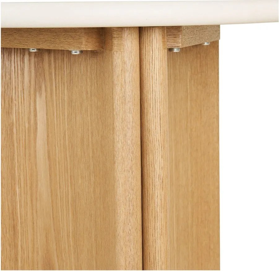 Kulatý odkládací stolek s betonovou deskou ø 50 cm Motril – House Nordic