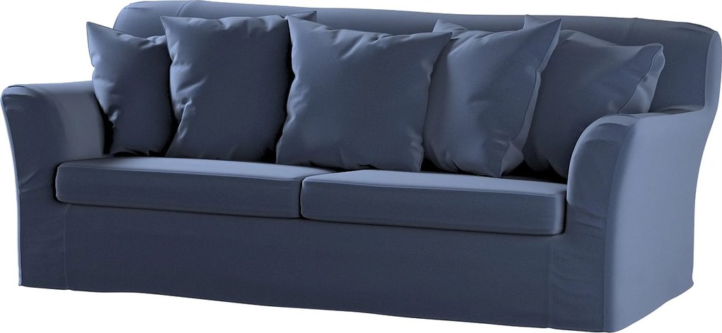 Potah na pohovku IKEA Tomelilla rozkládací barva tmavě modrá látka sametová