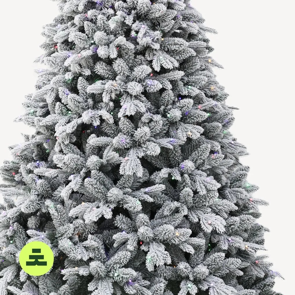 Smrk Bílý 250 LED 150 cm