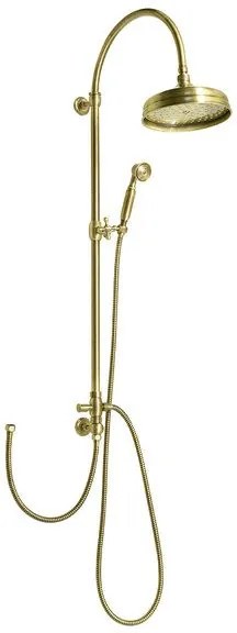 SAPHO VANITY sprchový sloup s připojením vody na baterii, retro, bronz SET066