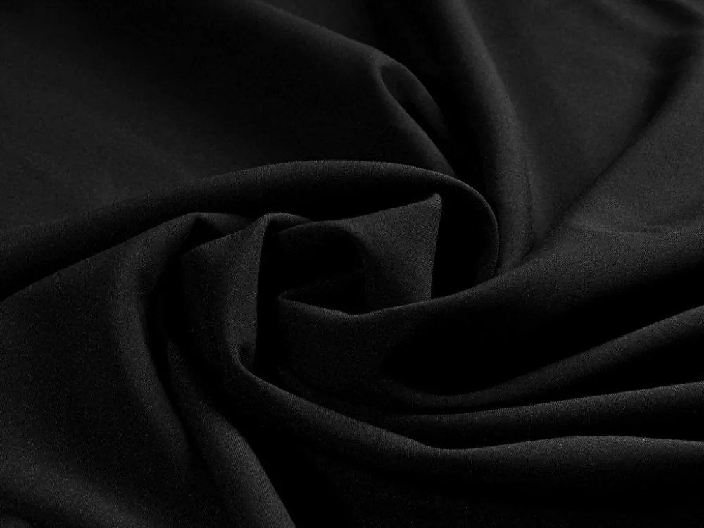 Biante Dekorační oválný ubrus Rongo RG-014 Černý 100x140 cm