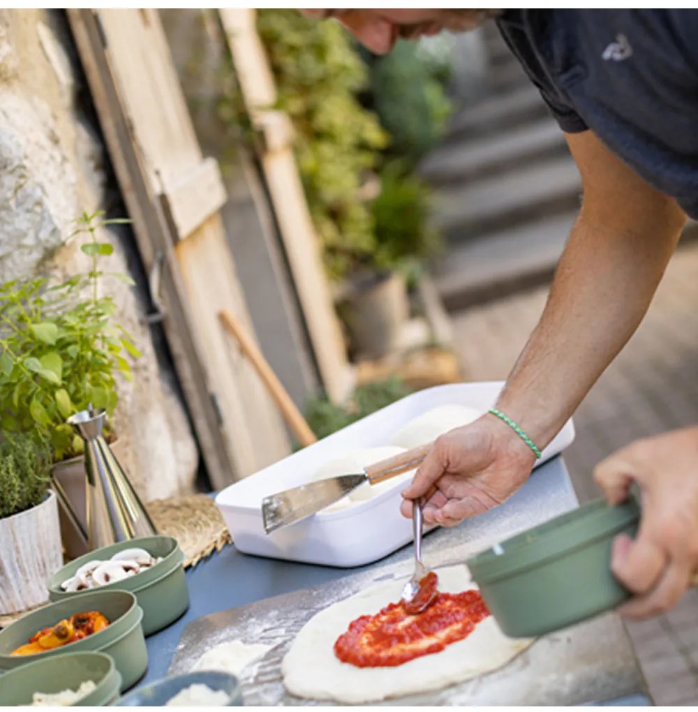 Ziipa Set 6 ks boxů na těsto k pizza peci
