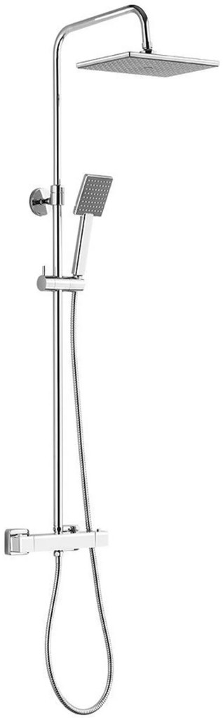 Aqualine - Sprchový set Talia s termostatem, 26x18 cm, chrom SL440