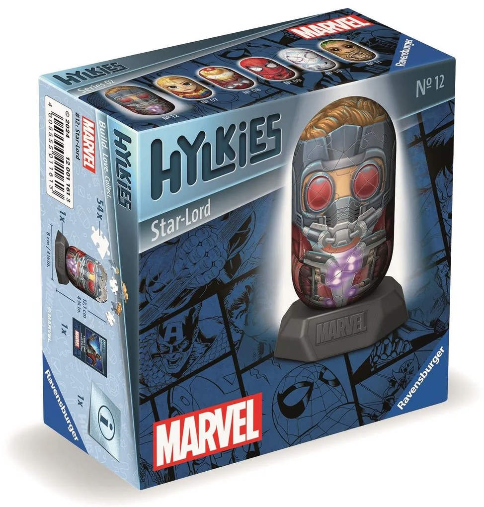 3d puzzle ravensburger 120011613 hylkies marvel: star lord