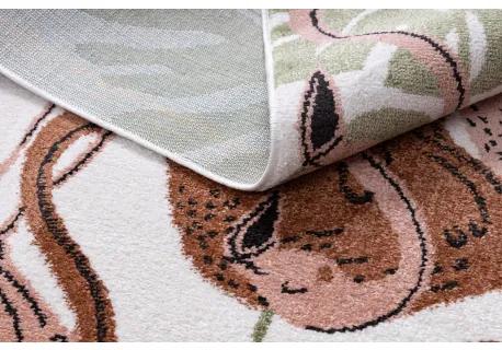 Dywany Luszczow Dětský kusový koberec FUN Flami, plameňáci krém Rozměr koberce: 180 x 270 cm