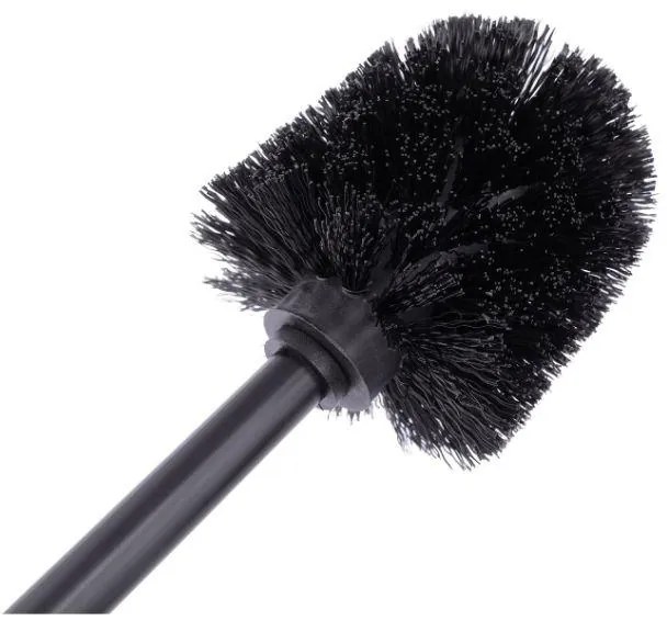 Erga Madera, toaletní WC kartáč na postavení, černá-hnědá, ERG-YKA-P.MADERA-BLK