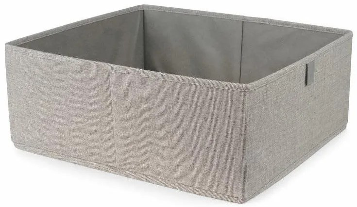 Úložný box compactor úložný box oxford 36 x 42 x 16,5 cm, polyester, šedo-béžový