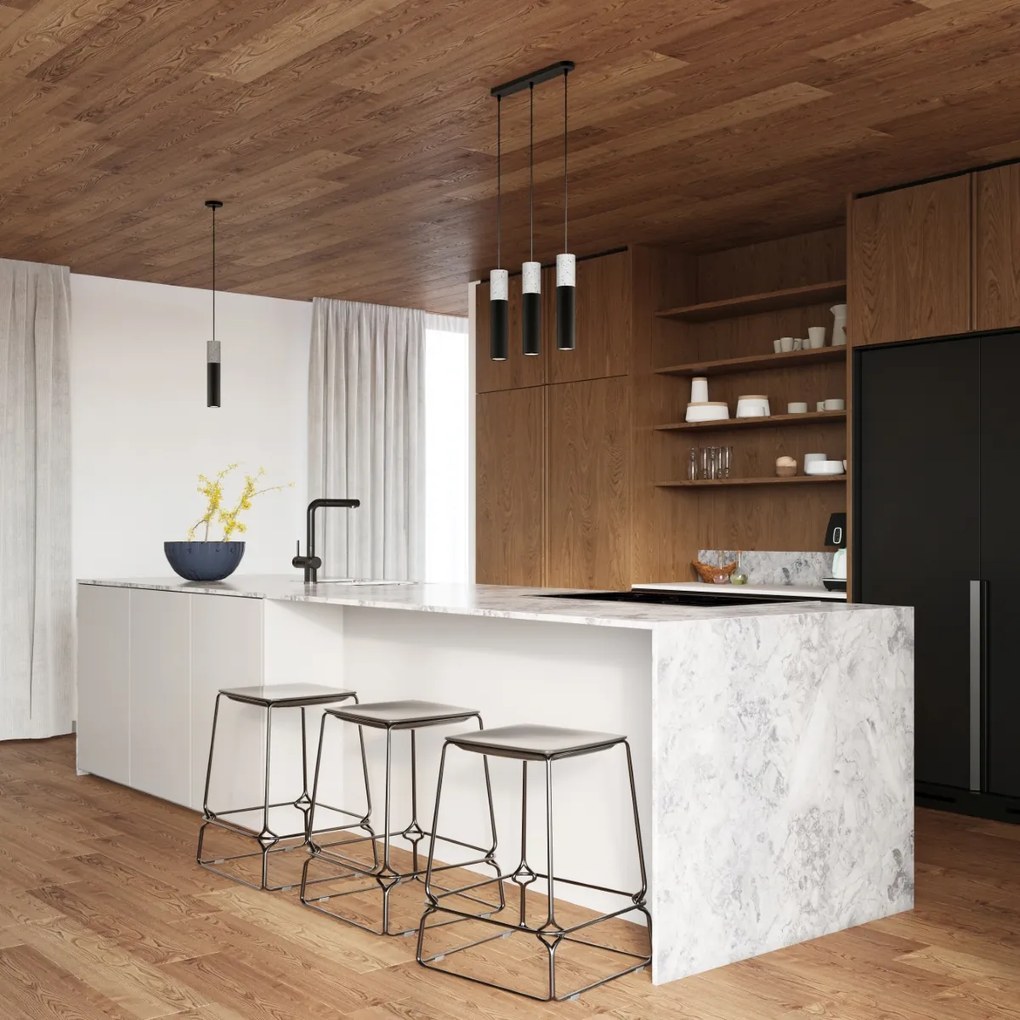 Sollux Lighting Závěsné svítidlo BORGIO 2 černé