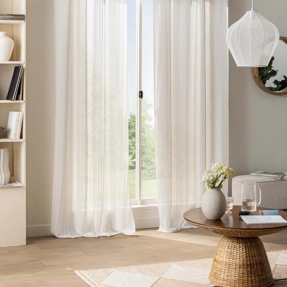 Bílý závěs 140x260 cm Zaho – douceur d'intérieur