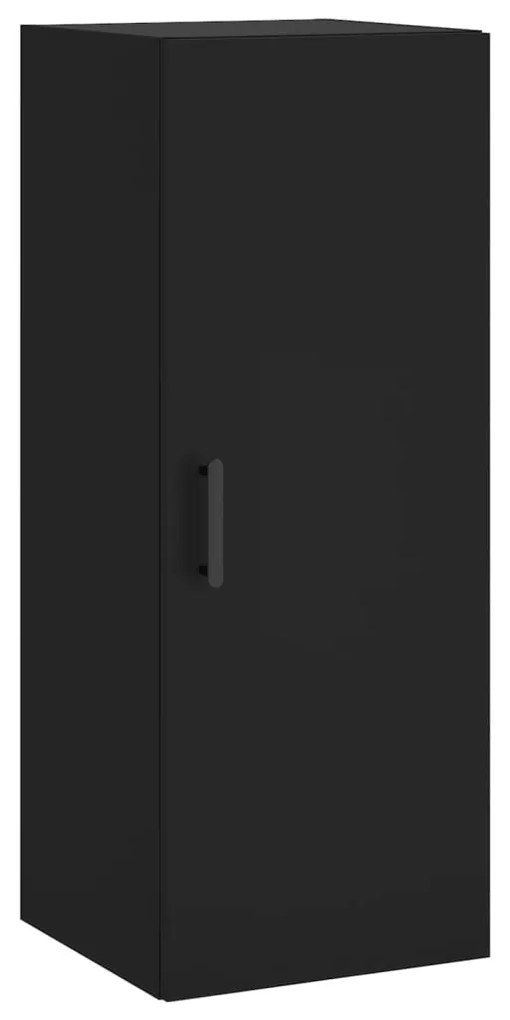 vidaXL Nástěnná skříňka černá 34,5 x 34 x 90 cm