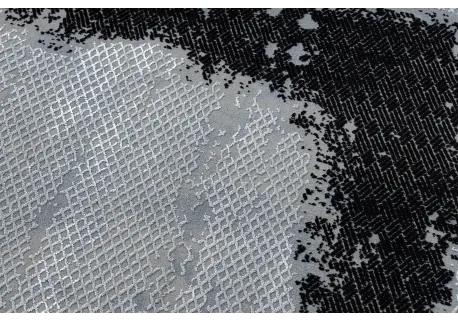 koberec CORE A004 Rám, stínovaný strukturální dvě úrovně rouna, čer velikost 120x170 cm | krásné koberce cz