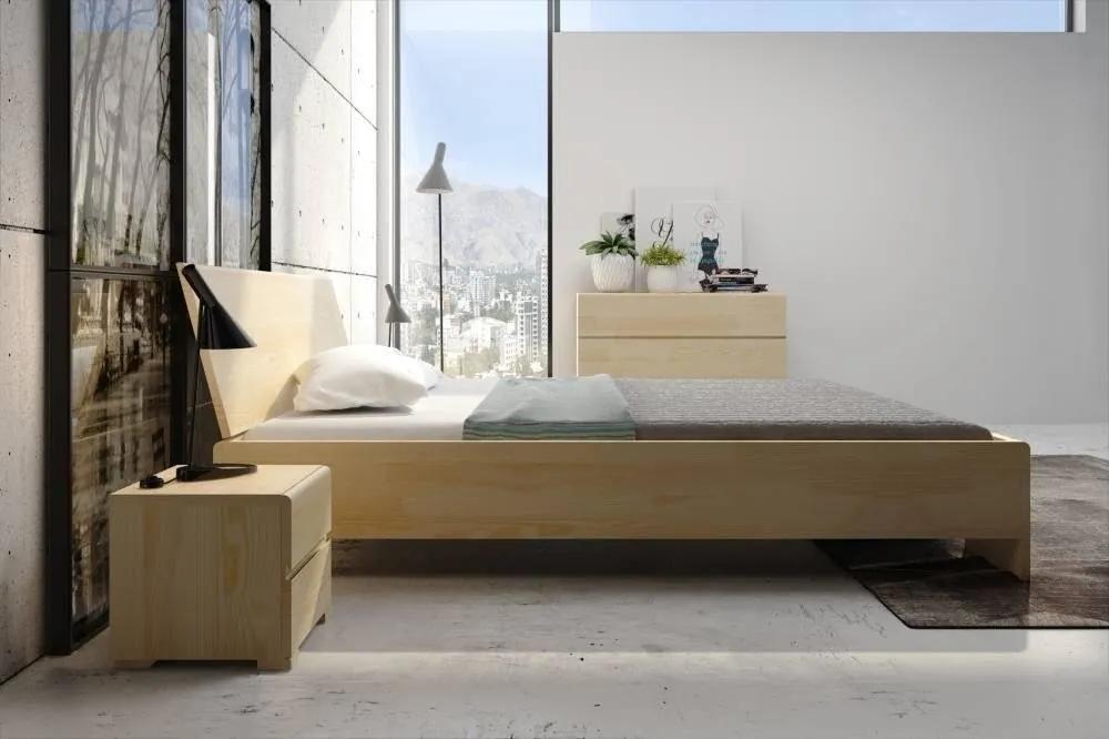 Prodloužená postel Vestre - borovice   ,  180x220 cm
