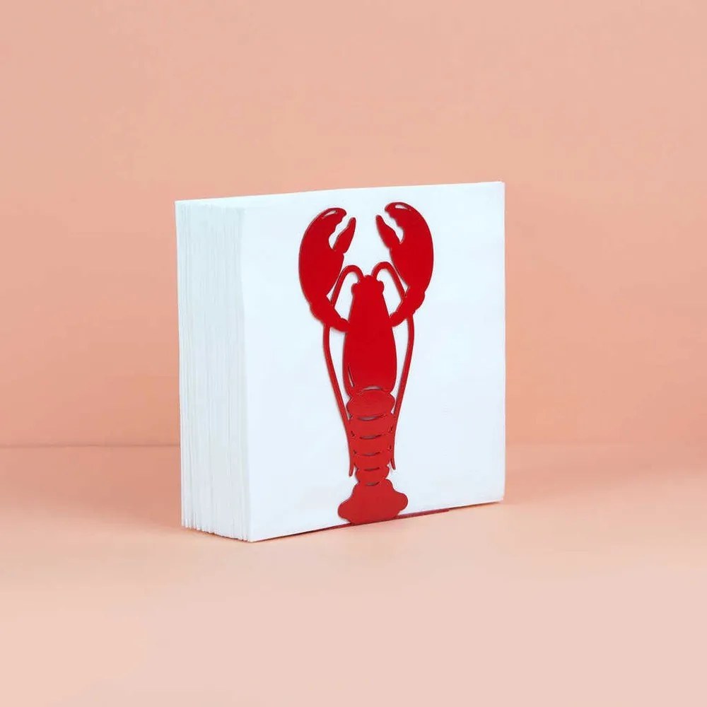 Kovový držák na ubrousky Lobster – Balvi