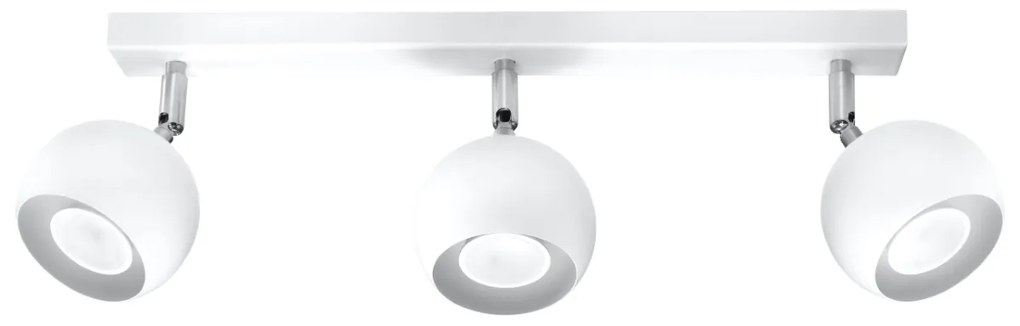 Sollux Lighting Stropní svítidlo OCULARE 3 bílé