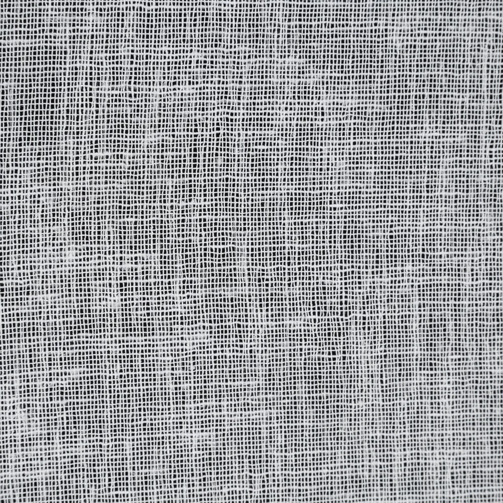ZÁVĚS NA KROUŽCÍCH ANGELICA 140X250 CM BÍLÁ