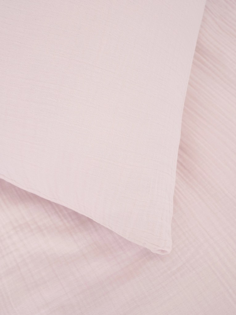 MK Lůžkoviny Mušelínový povlak na polštář 40 x 60 cm - Alexia pudrová
