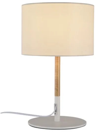 ACA DECOR Stolní lampa Fabric White