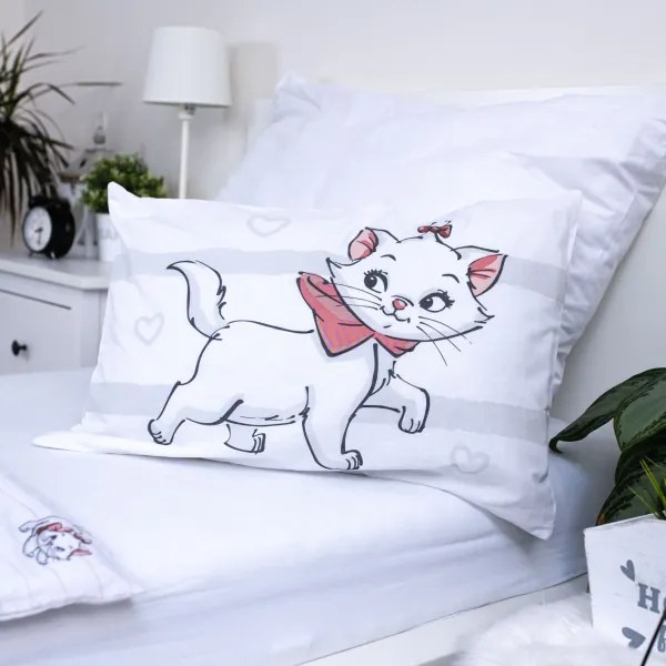 Jerry Fabrics Povlečení do postýlky Marie Cat Bow baby 100x135, 40x60 cm