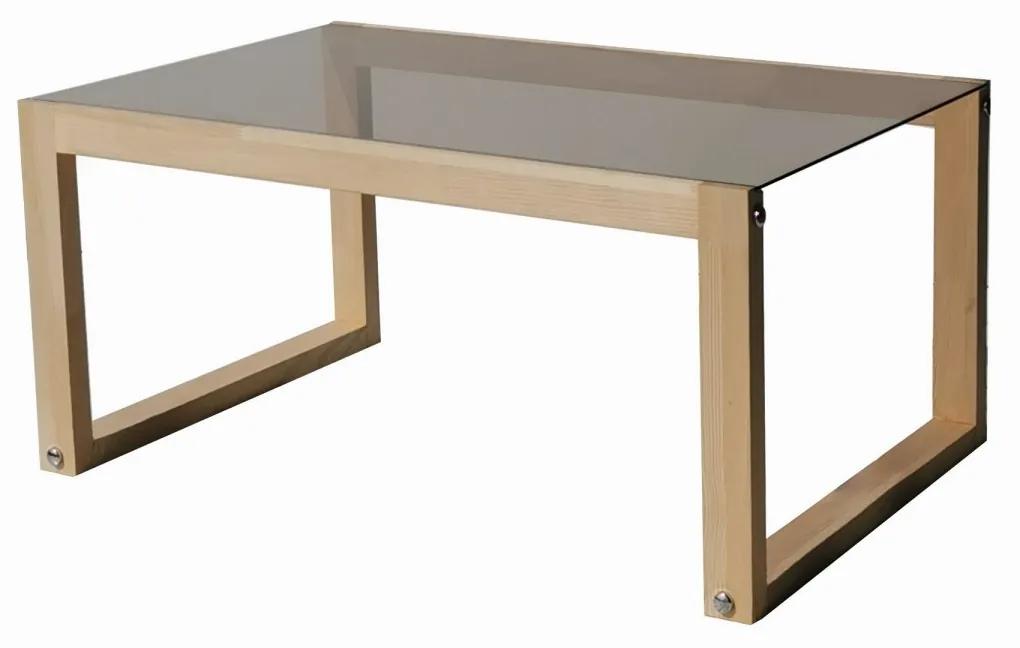 Konferenční stolek Via 85 cm hnědý